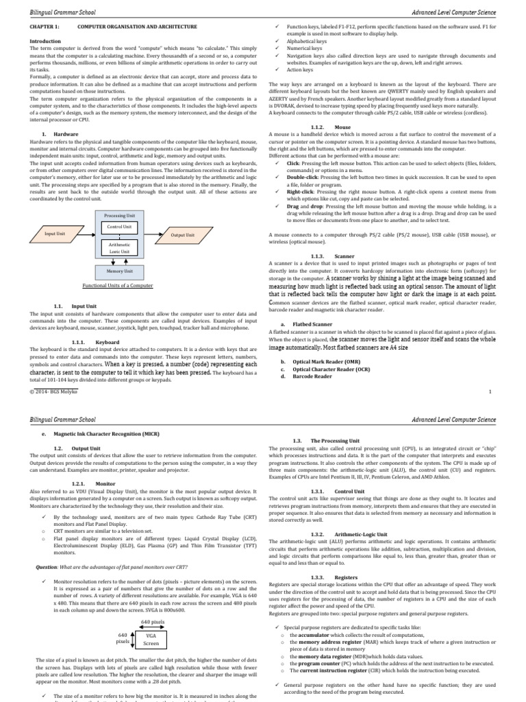 A-Level Computer Science - NoRestriction | PDF | Computer Data Storage | Random Access Memory