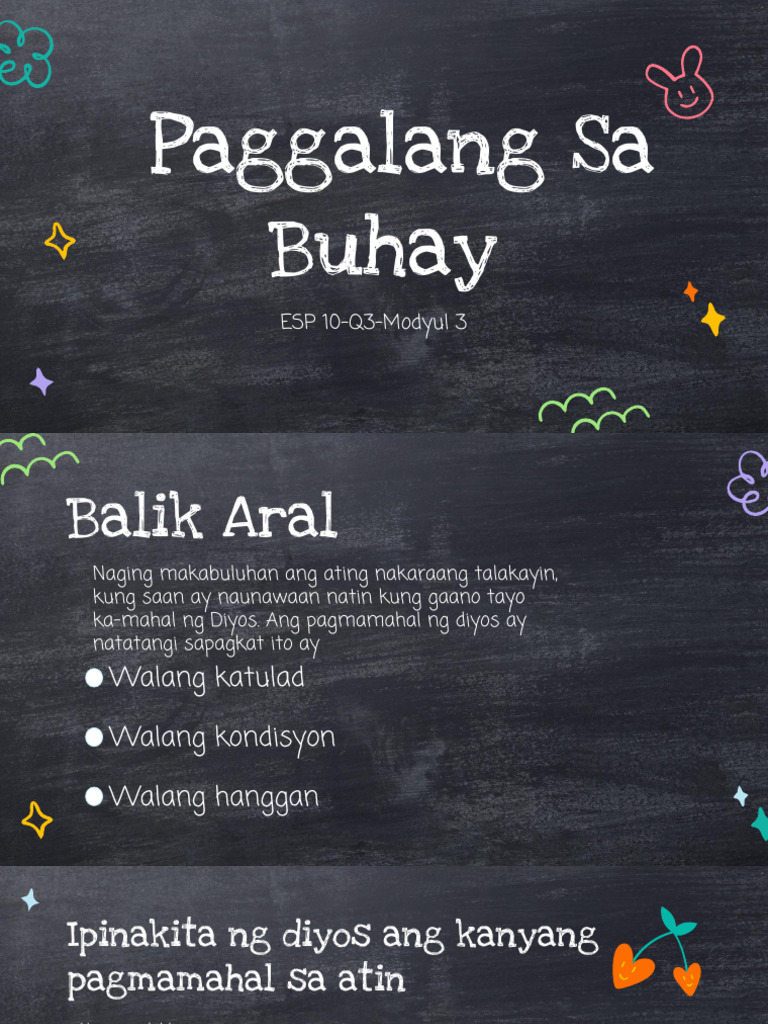 Pagpapahalga Sa Buhay | PDF