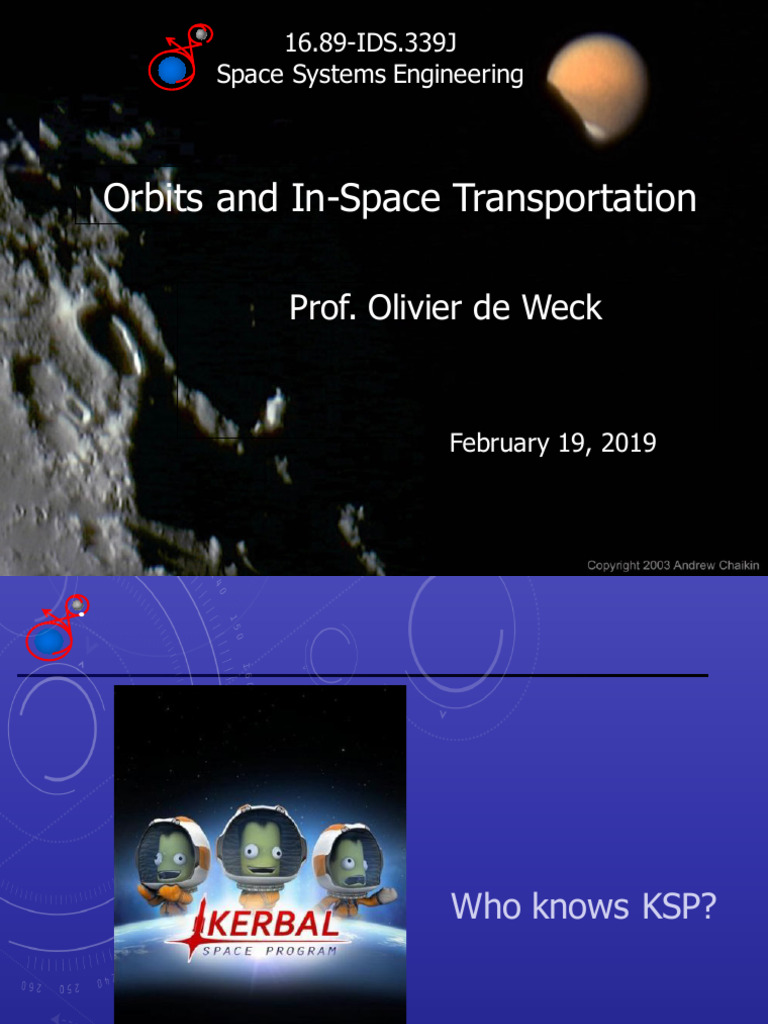 In-Space Transportation and Orbits Guide | PDF | Orbit | Space Exploration