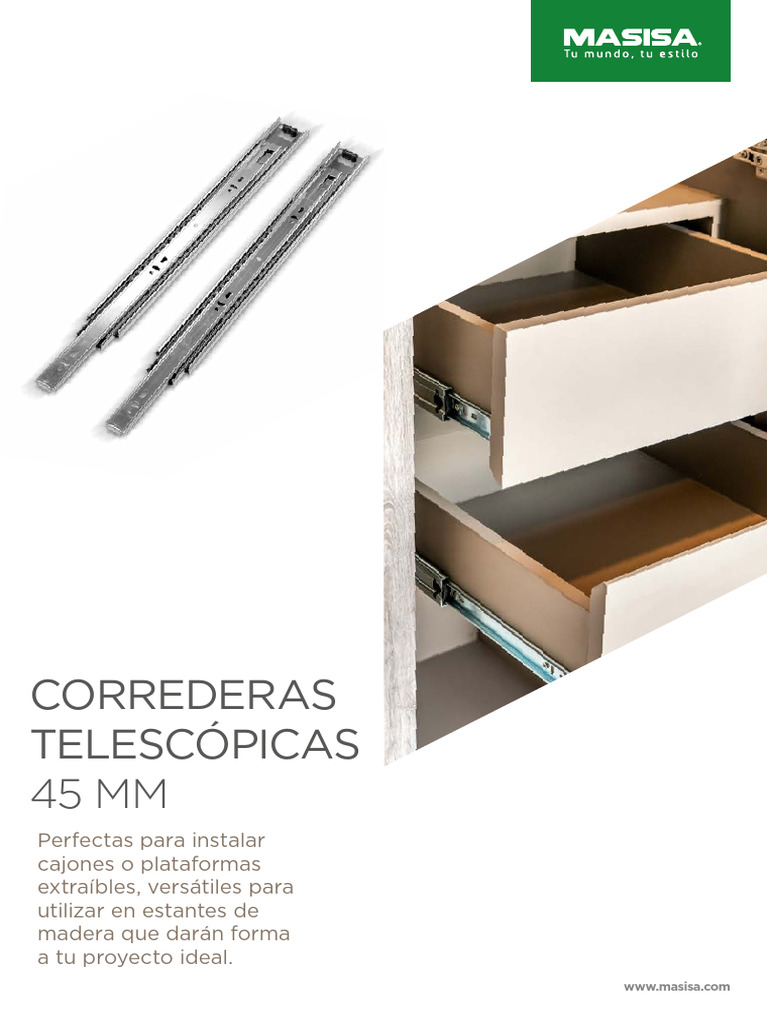 Medidas y guía de instalación de correderas | PDF