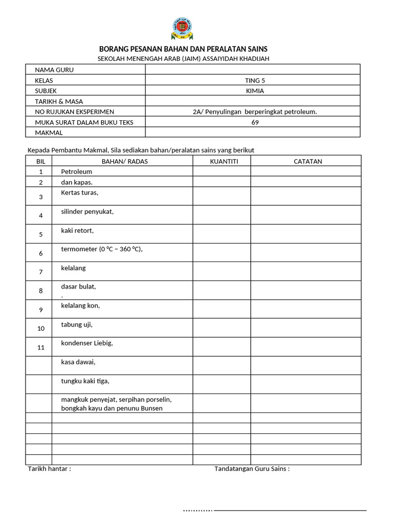 Bab 2 Kimia T5 | PDF