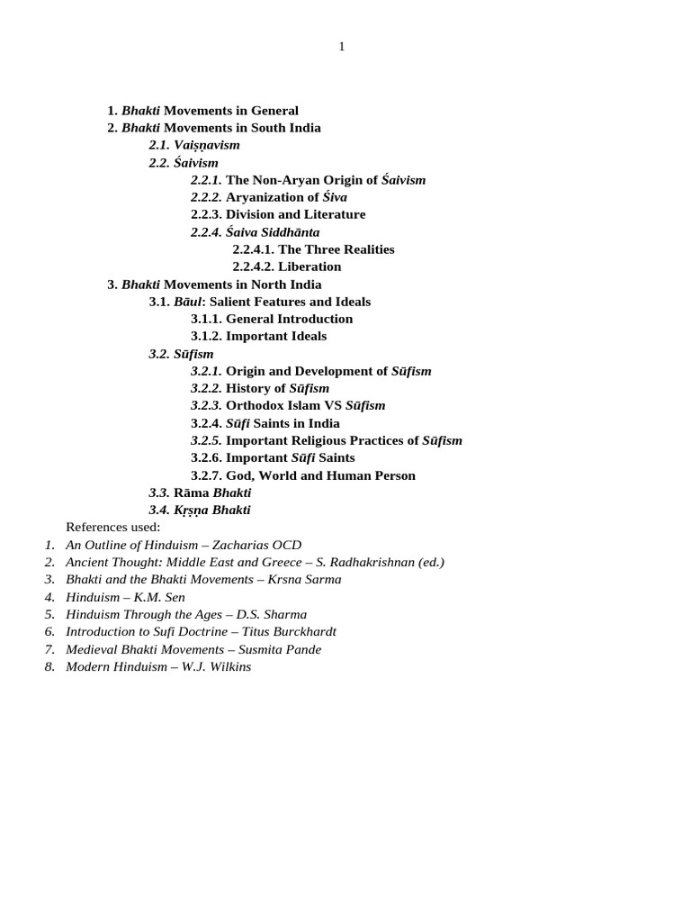 Bhakti Movements | PDF | Sufism | Vaishnavism