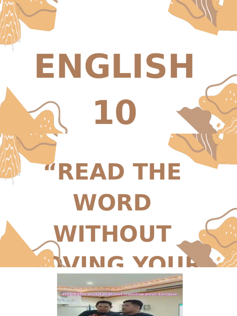 English 10 | PDF