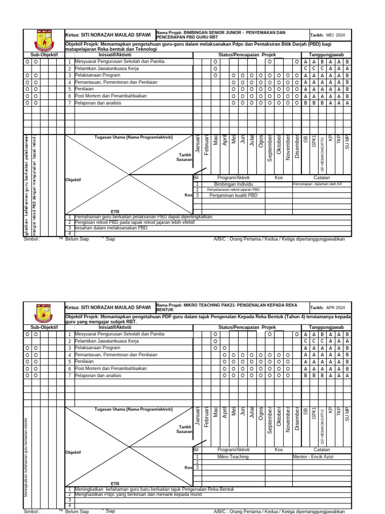 Oppm Program Guru Panitia RBT 2024 | PDF