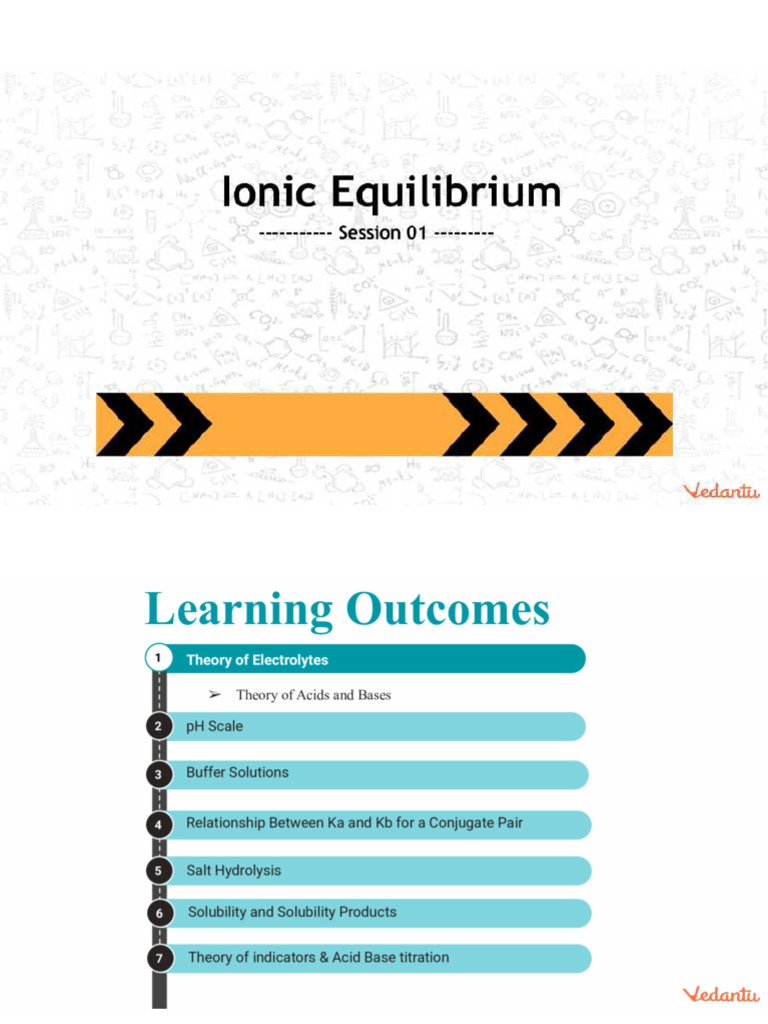 ionic equilibrium | PDF