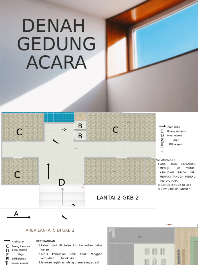 Denah Gedung Acara | PDF