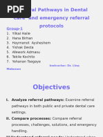 RDHM Referral Procedure Overview | PDF | Prosthodontics | Dentistry