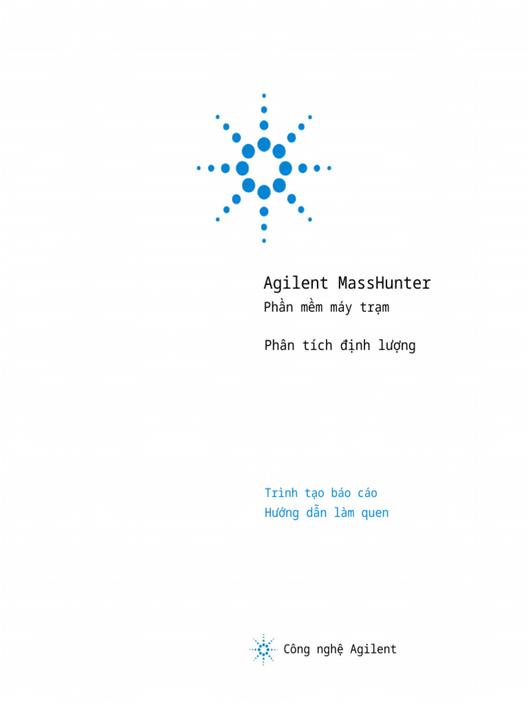 (TIẾNG VIỆT) Agilent MassHunter Workstation Software Quantitative ...