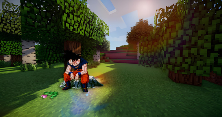 Desktop Wallpaper Minecraft Forest Biome W Shaders Minecraft Village - Upscayl - 4x - Upscayl ...