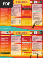Mozambik Restaurant Menu Overview | PDF | Curry | Sauce