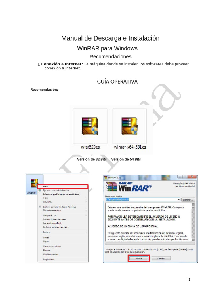 MANUAL WINRAR | PDF