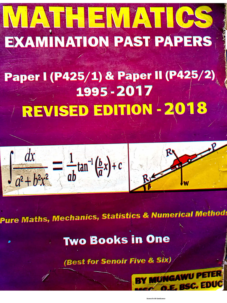 A Level Math Solution Book 1995 2017-1 Compressed | PDF