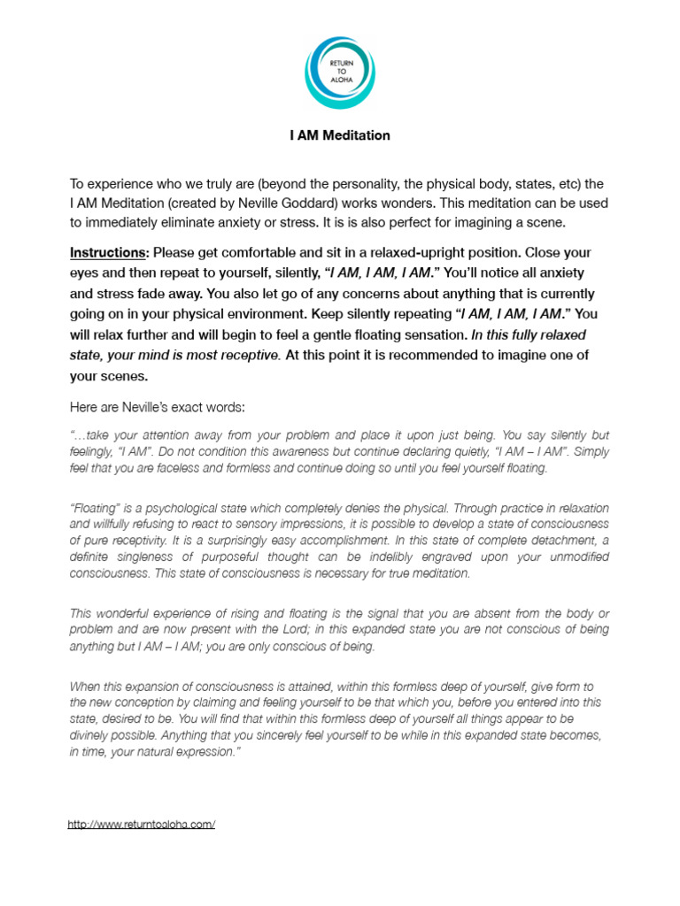 Meditation | PDF