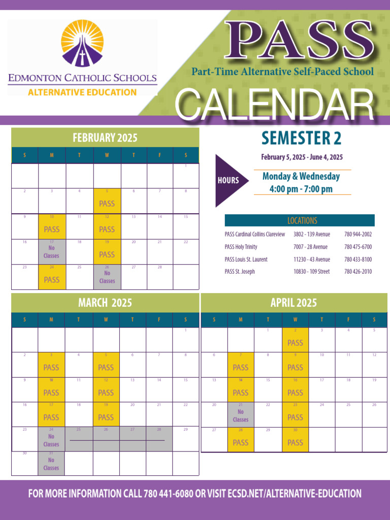 ECSD 2025 Exam and Class Schedule | PDF | Educational Stages
