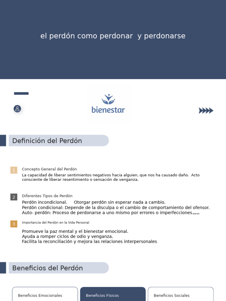 El Perdón Como Perdonar y Perdonarse | PDF | Las emociones | Perdón