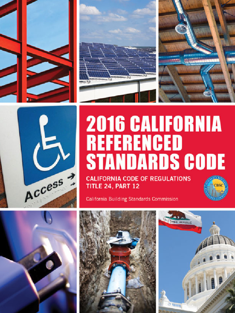 2016 California Reference Standards Code Part 12 | PDF | Framing ...