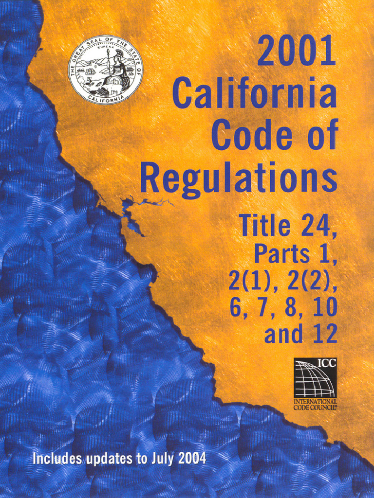 Ca T24 P1 | PDF | Building Code | Appeal