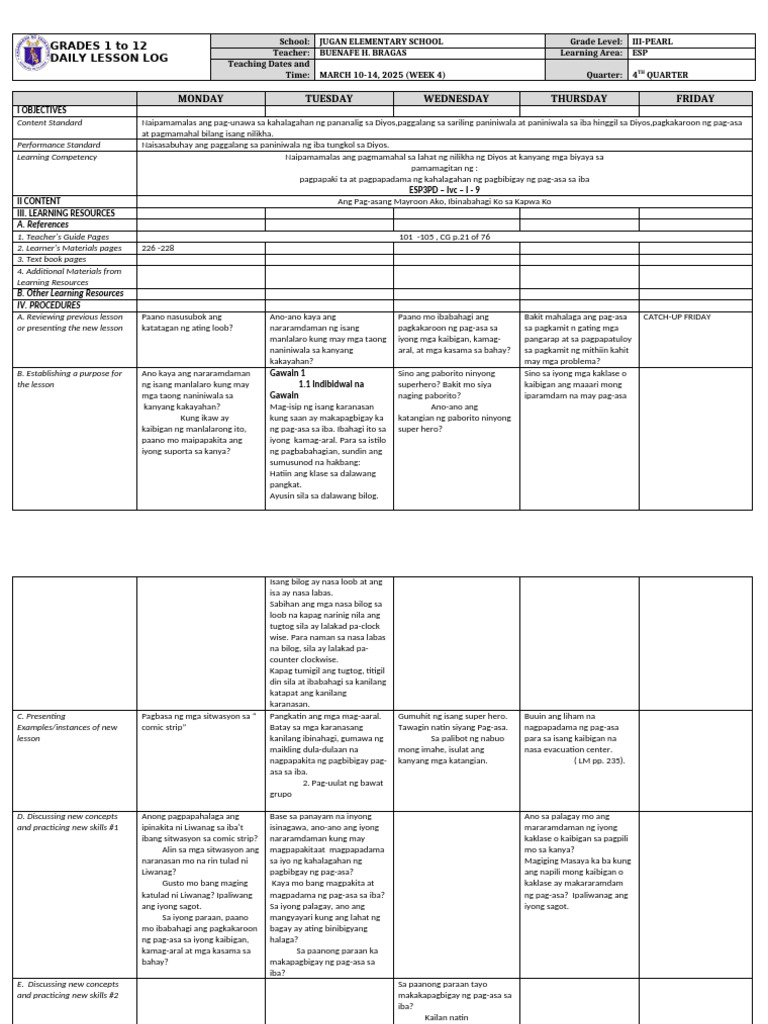 DLL_ESP 3_Q4_W4 (1) | PDF