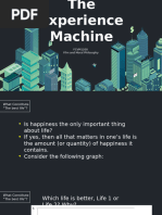 The Experience Machine by Robert Nozick (1974, 1989) | PDF | Experience ...