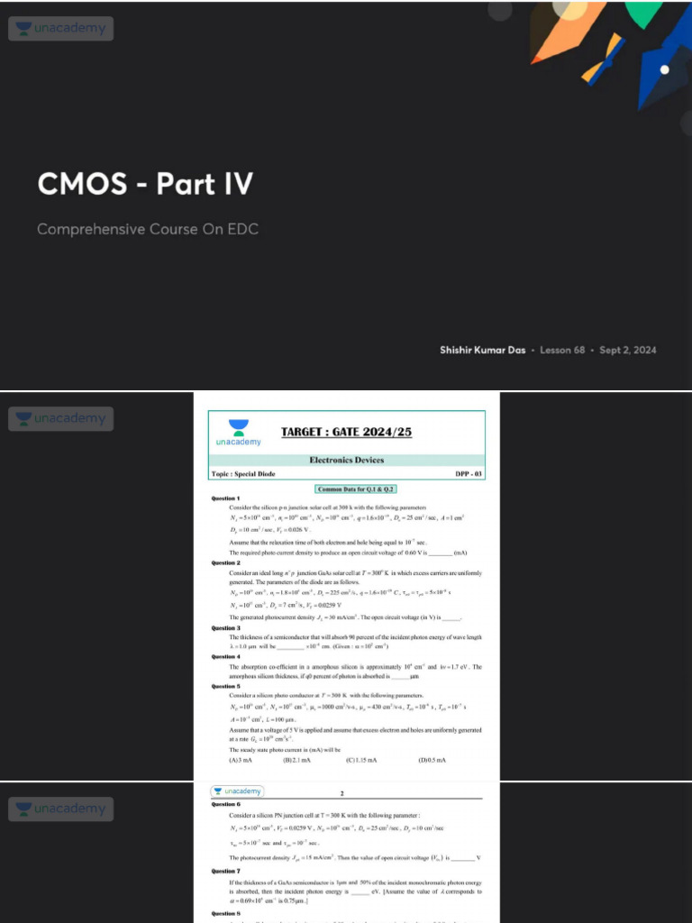 CMOS Part IV No Anno | PDF
