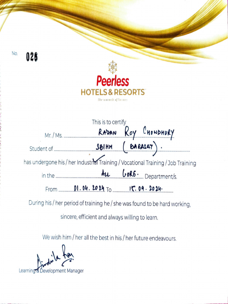 It Certificate | PDF
