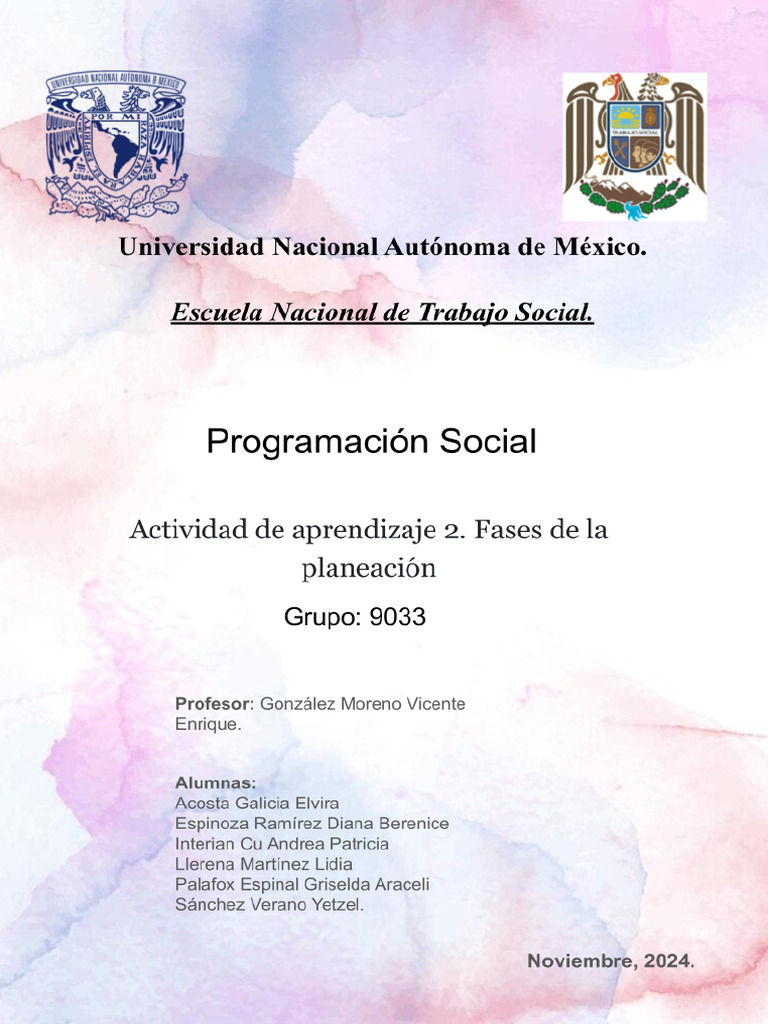 U3.Act.3. Construyendo Un Programa o Proyecto Social | PDF | Violencia doméstica | Violencia