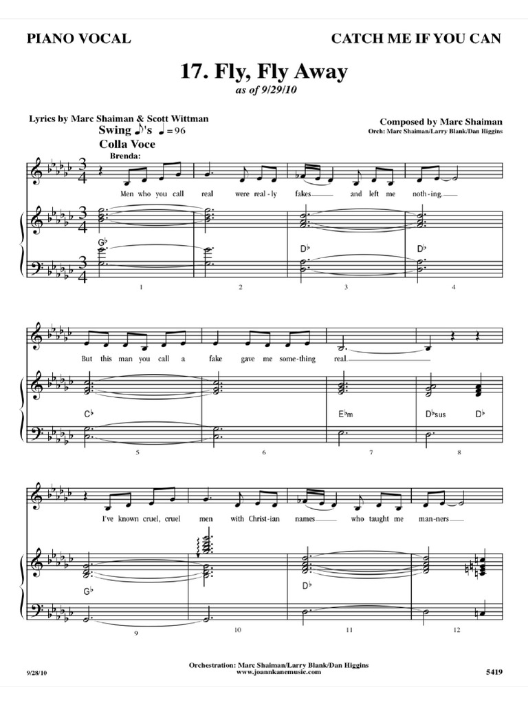 Fly Fly Away | PDF