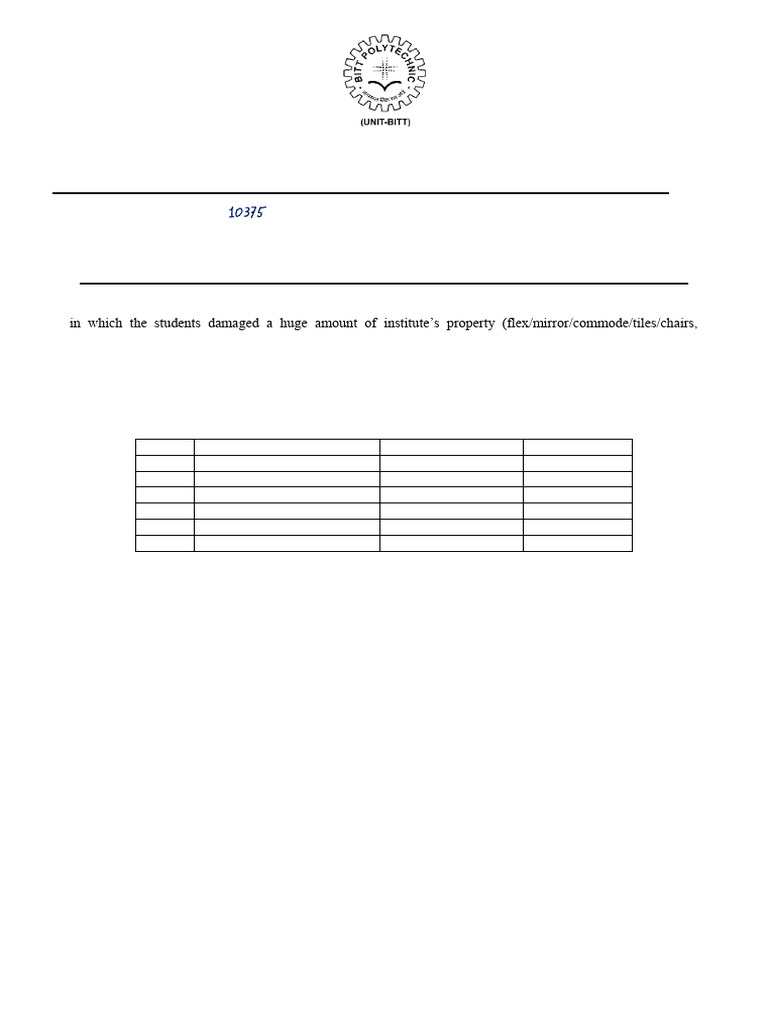 Notice - Formation of Disciplinary Committee | PDF