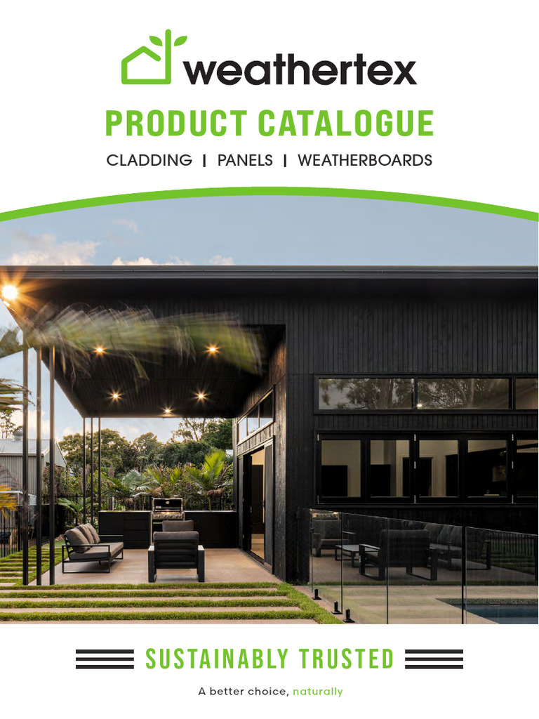Weathertex Cladding Catalogue | PDF | Water | Groundwater