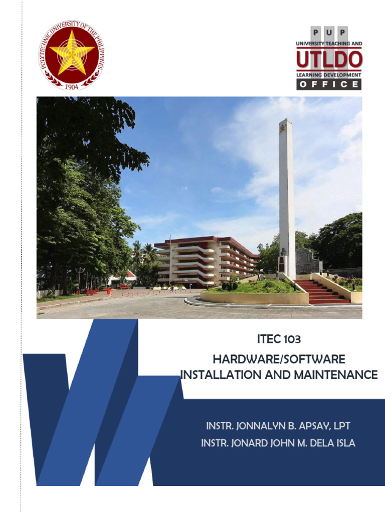 Copy of APSAY, J. DELA ISLA IM- ITEC 103 Hardware-Software Installation and Maintenance Ver 1.0 ...