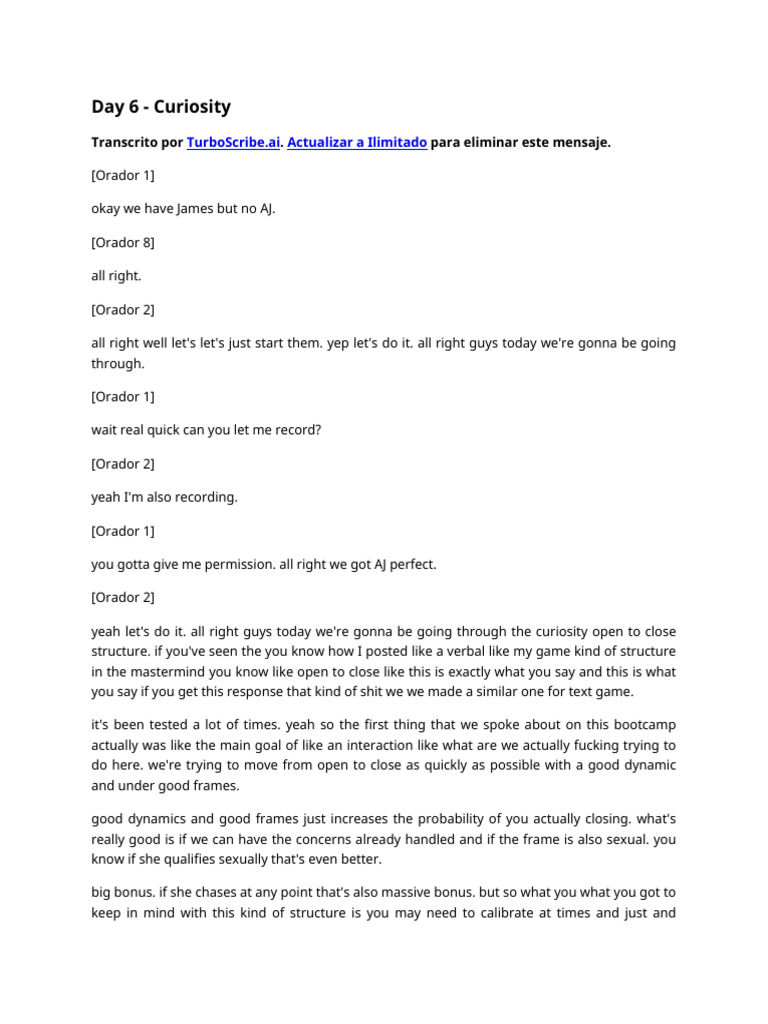 Day 6 - Curiosity | PDF