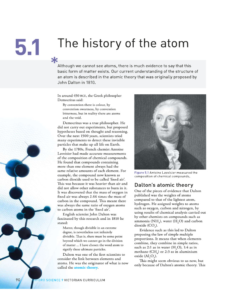 History of The Atom Readings | PDF