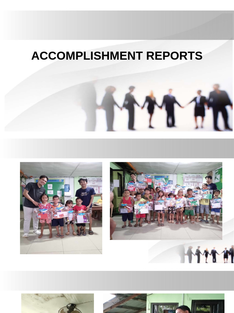 Accomplishment Reports | PDF