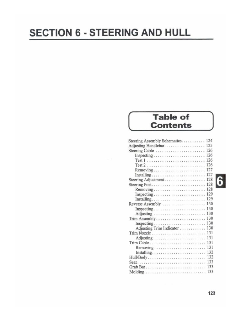 94 Tigershark Manual Section 6 (1) | PDF