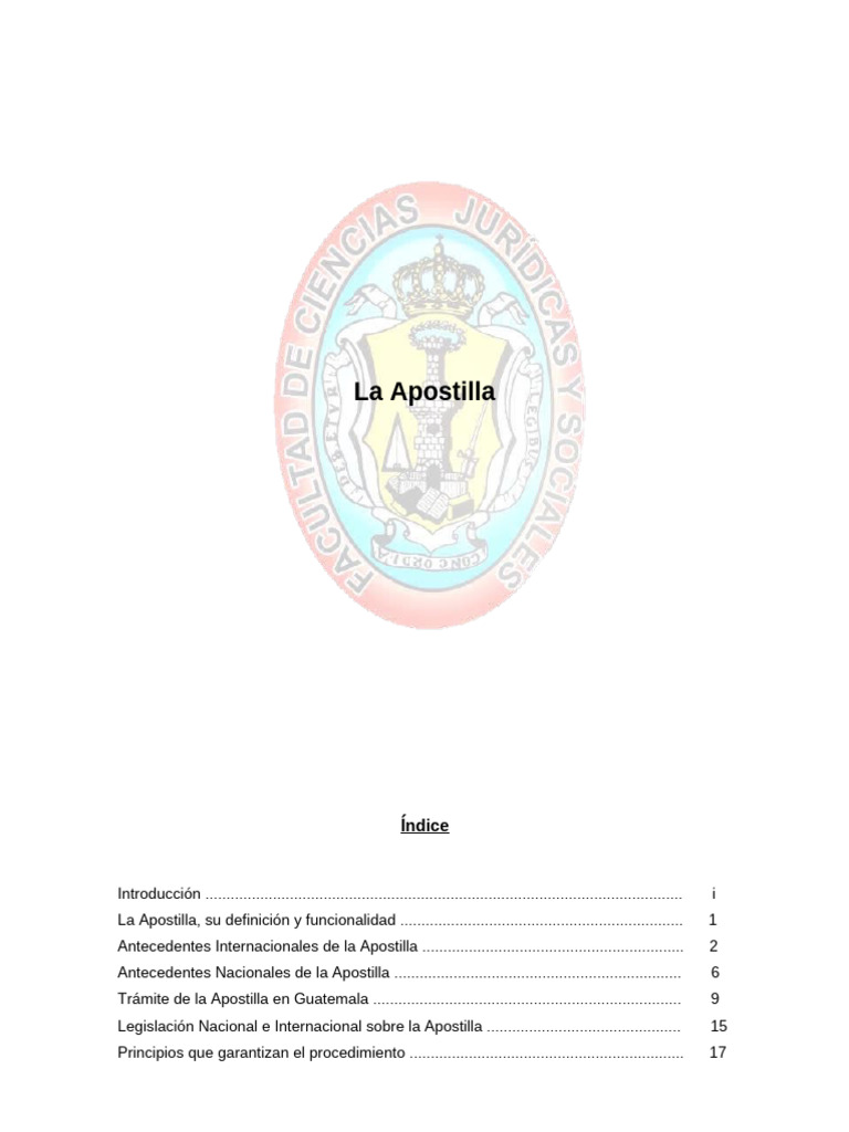 La Apostilla, Doctrina | PDF | Justicia | Crimen y violencia