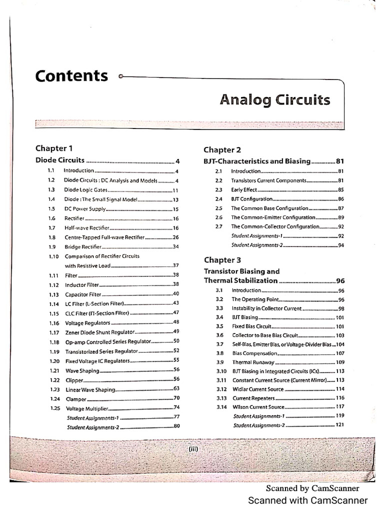 Analog Circuits | PDF
