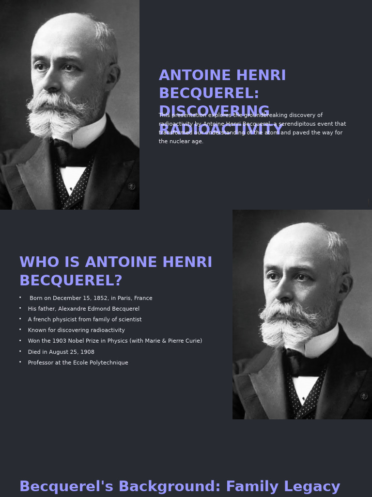 Becquerel's Discovery of Radioactivity | PDF | Radioactive Decay ...