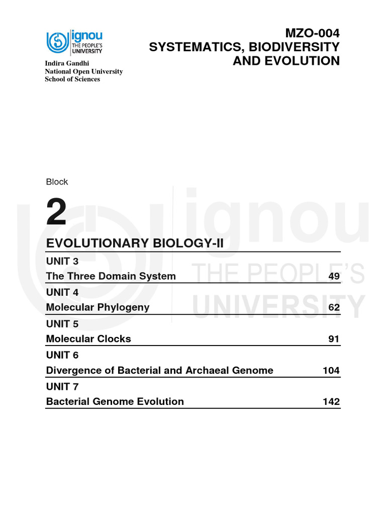 Block-2 | PDF | Phylogenetics | Phylogenetic Tree