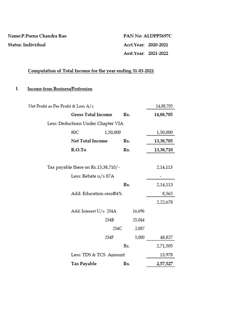 Poorna Chandra Rao | PDF