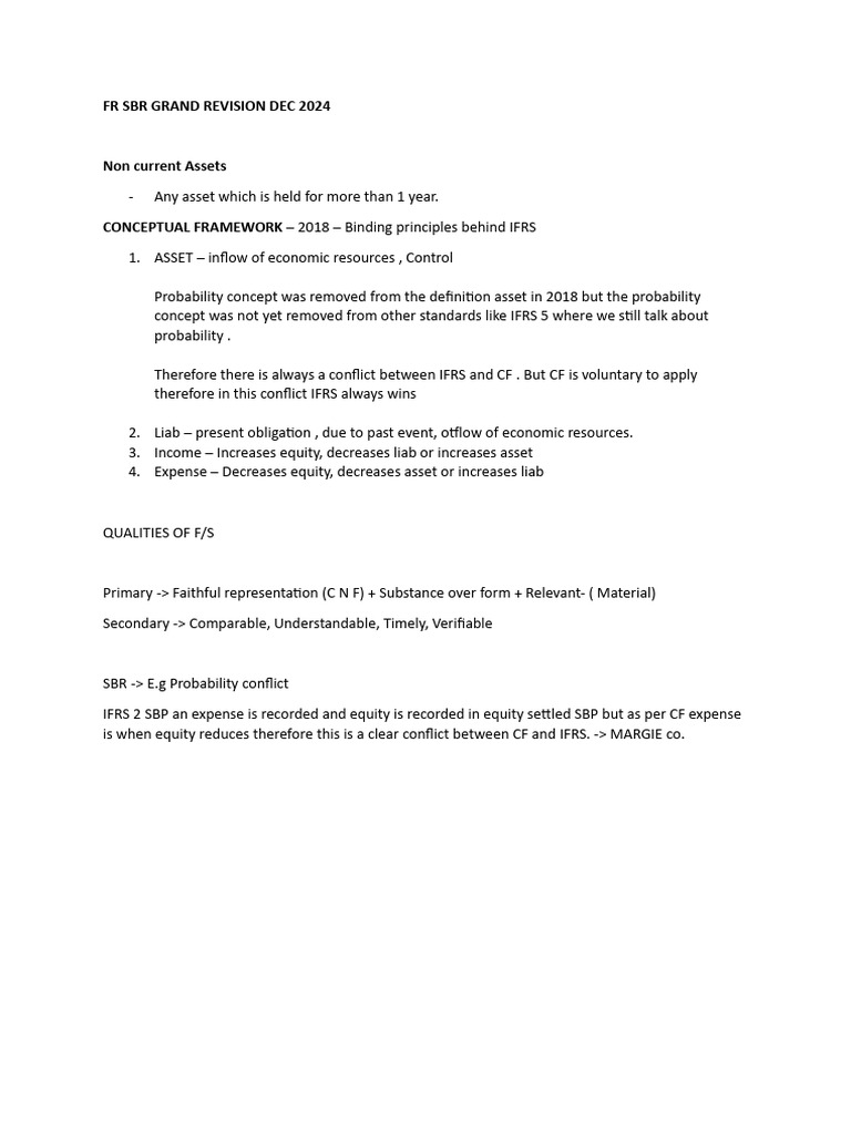 FR SBR Grand Revision Dec 2024-1 | PDF | Lease | Revenue