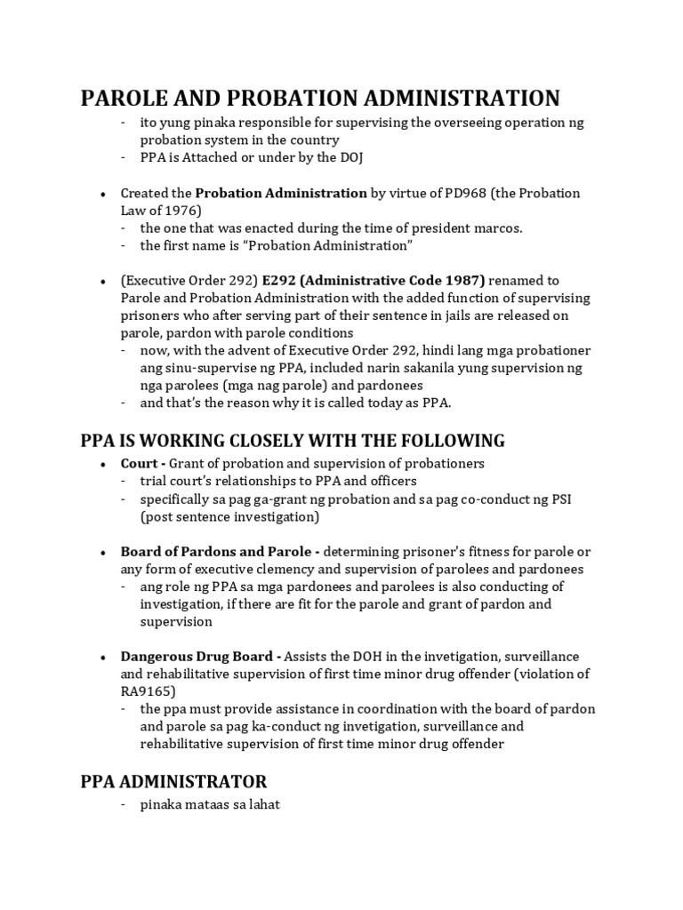 Non Insti Online Class 2 | PDF | Parole | Probation