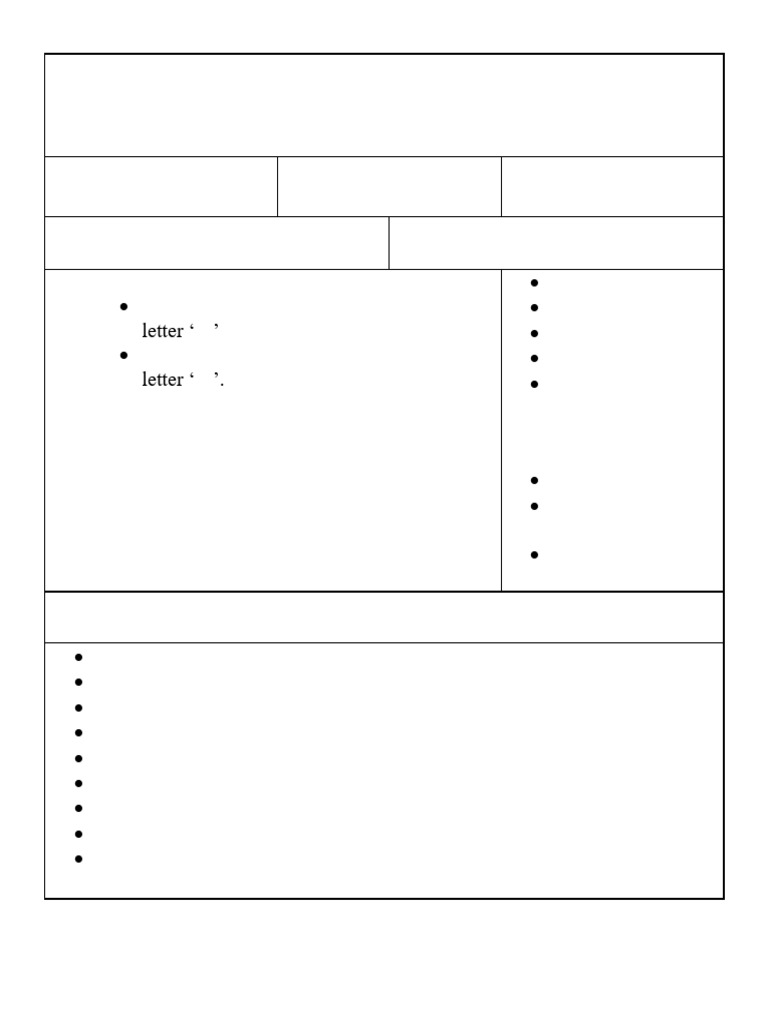Lesson Plan 23 - 27 MARCH 2025 | PDF | Flashcard | Lesson Plan