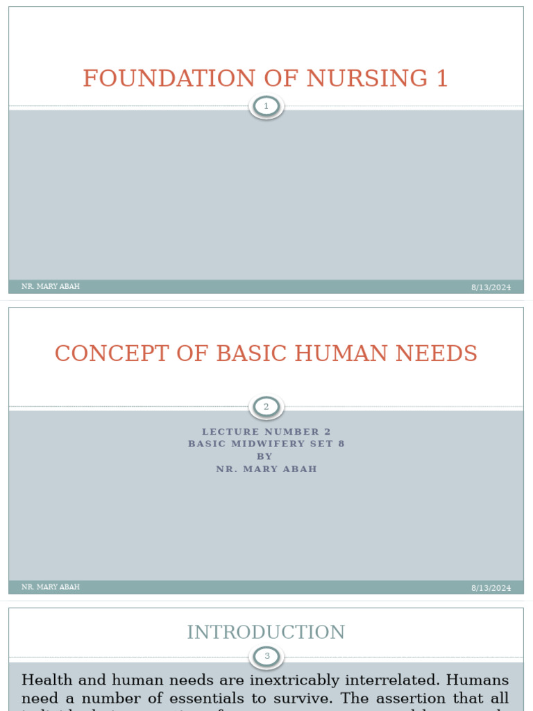 2 Concepts of Human Needs | PDF | Self Esteem | Atmosphere Of Earth
