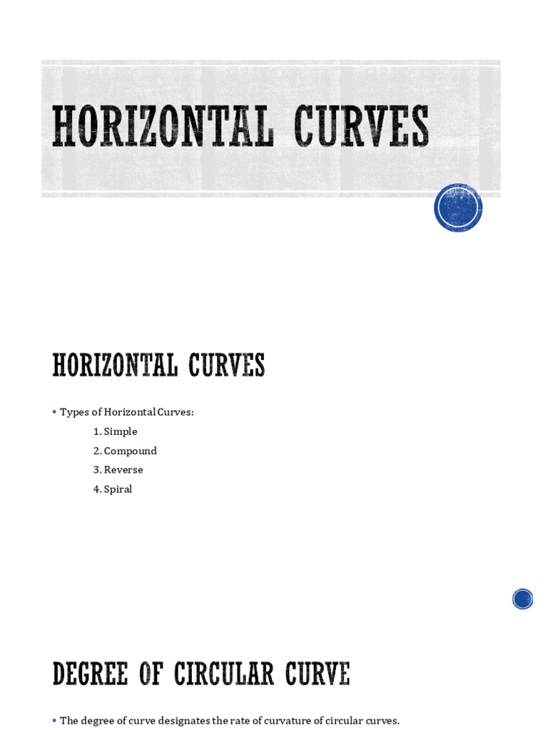 Lec14 - Horizontal_Curves (1) | PDF | Angle | Curvature