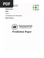 2025 Checkpoint Math Paper 2 | PDF