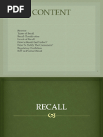 Product Recall - SFDA Guideline | PDF | Risk | Hazards