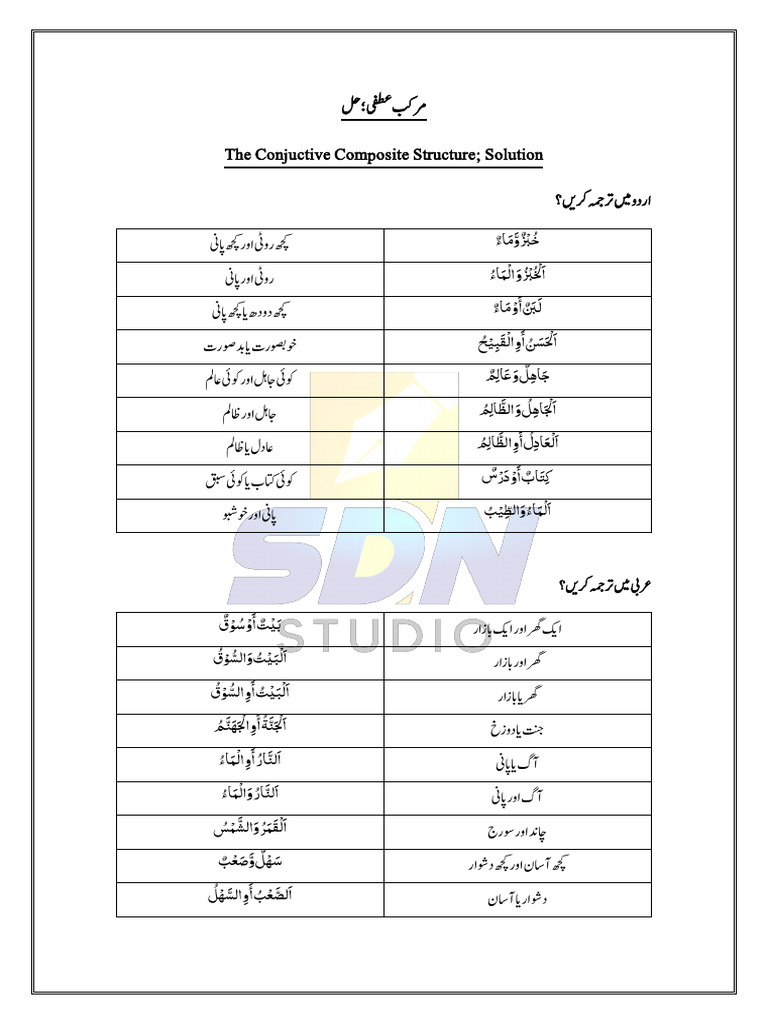 A - 04 II Arabic - Solution | PDF