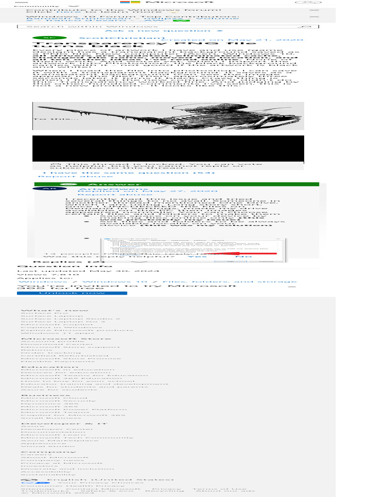 Fix PNG Transparency Issues in Windows 10 | PDF | Computer File | Microsoft