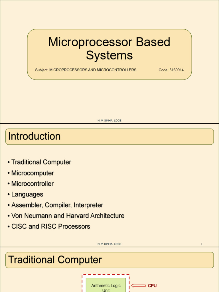 Microprocesser Notes by NK Sinha | PDF | Central Processing Unit ...