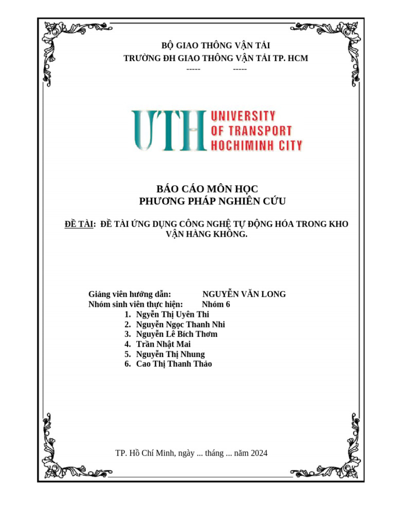 TIỂU LUẬN PPNC NHÓM 6 (1) | PDF